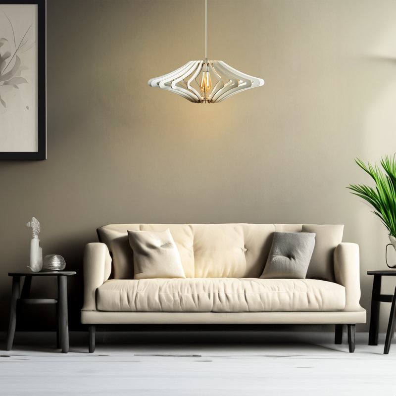 Wrought Studio™ Jimika 1 - Light Unique/Statement Drum Chandelier | Wayfair